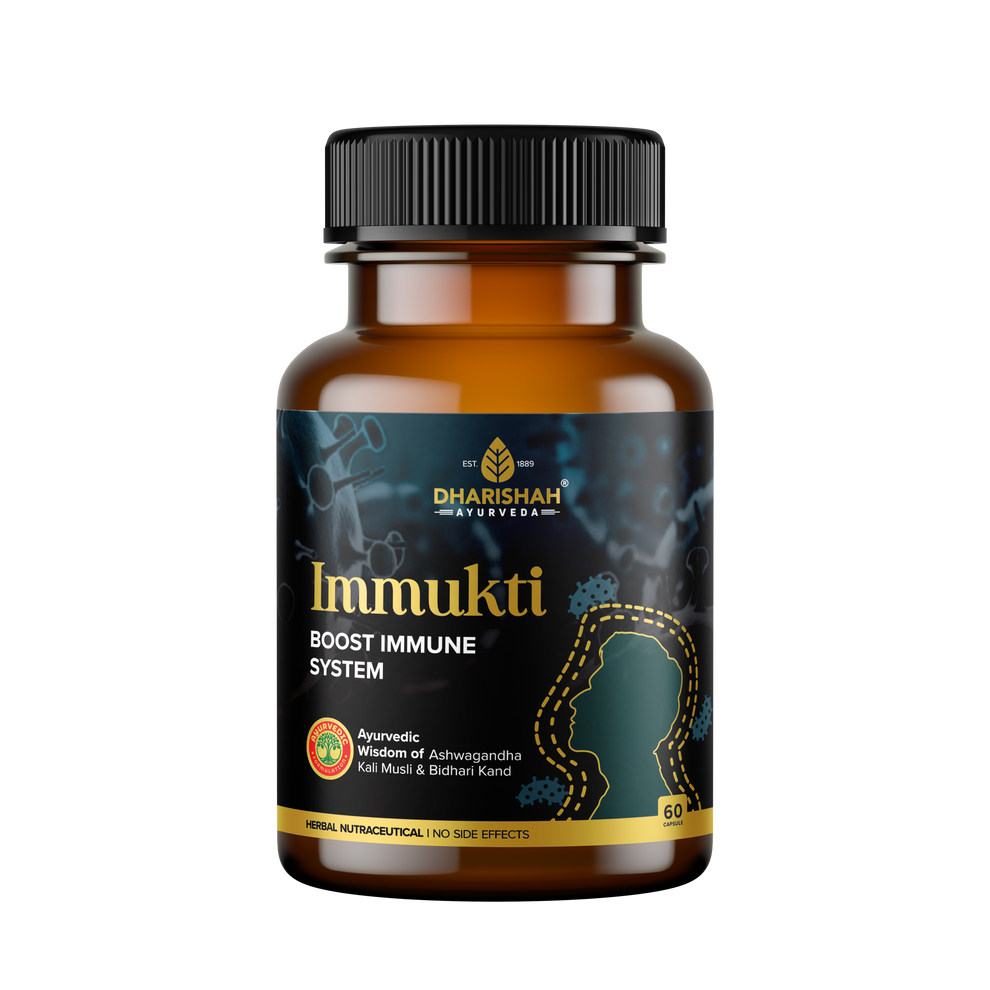 Immukti Capsules Boost Immunity & Support Health | Dharishah Ayurveda